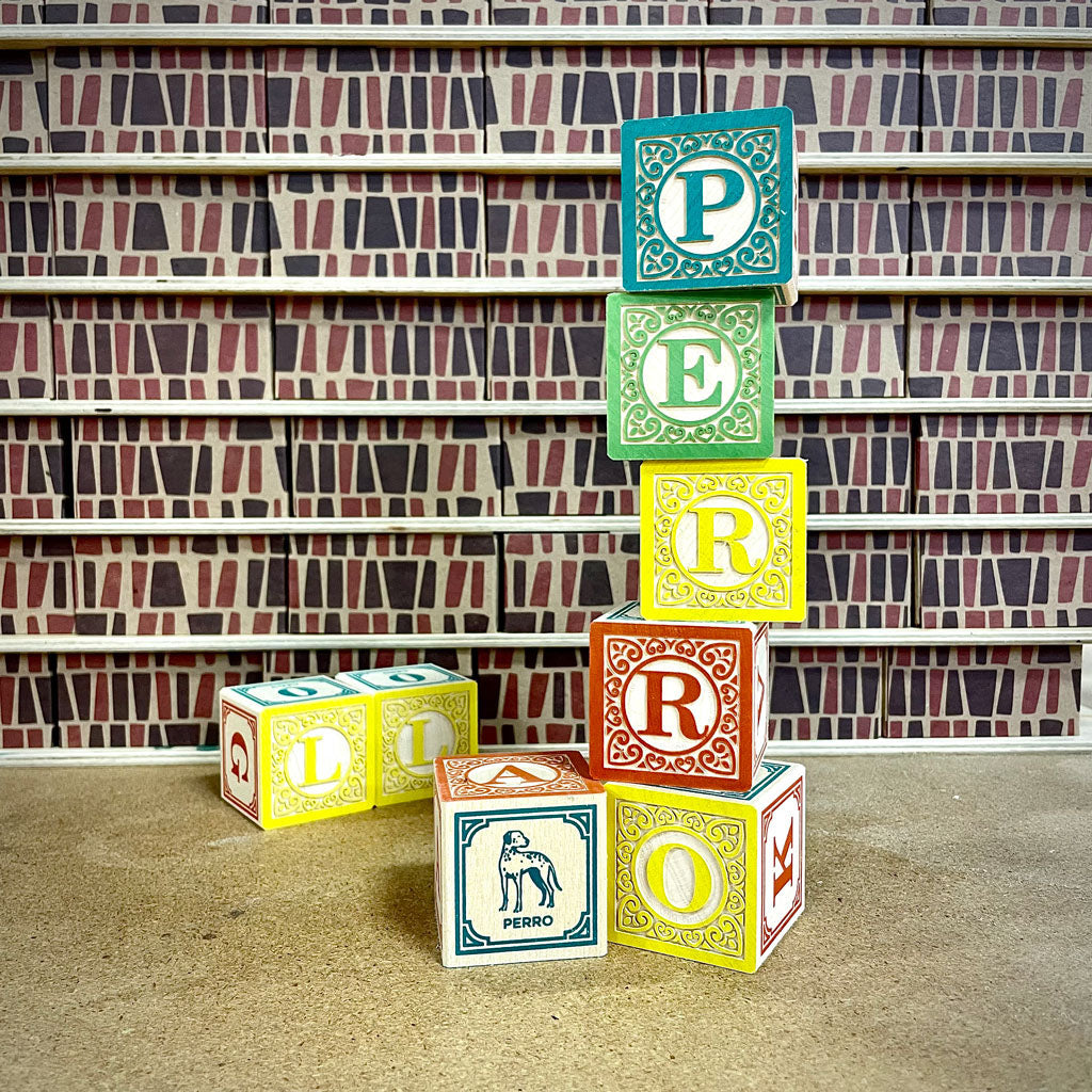 Why no LL and RR on the Spanish Alphabet Blocks? – Uncle Goose