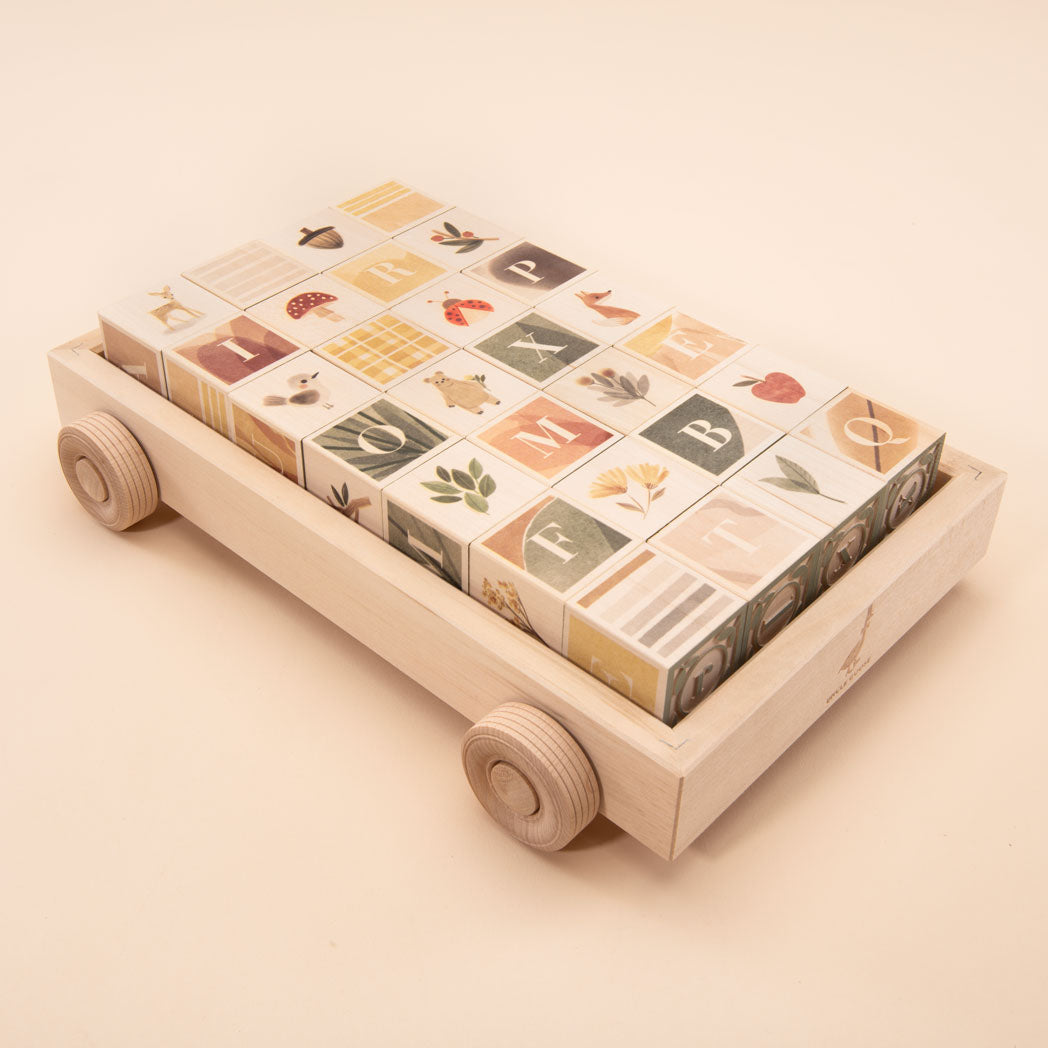 New! Watercolor ABC Blocks with Wagon! – Uncle Goose