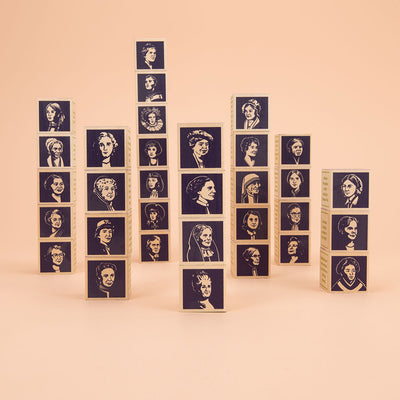 Uncle Goose Classic ABC Blocks with Canvas Bag